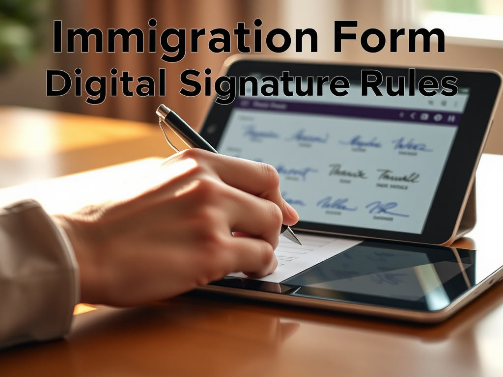 Immigration Form Digital Signature Rules: What USCIS Accepts and ...